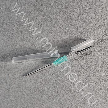 Игла двухсторонняя с камерой визуализации "IMPROVACUTER", зеленая,21G*1 ...